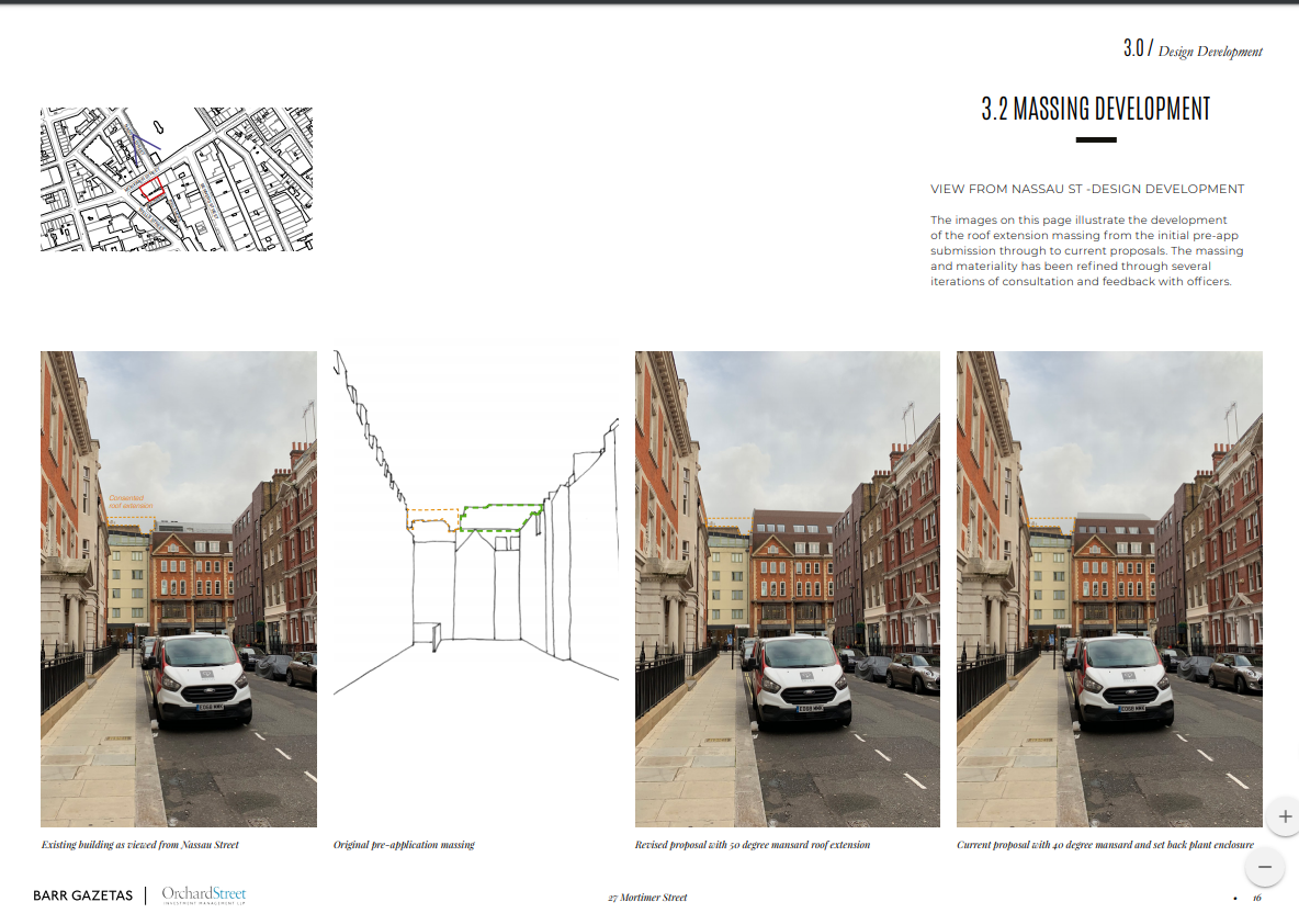 Planning application: 27-35 Mortimer Street, London W1T 3BL – Fitzrovia ...